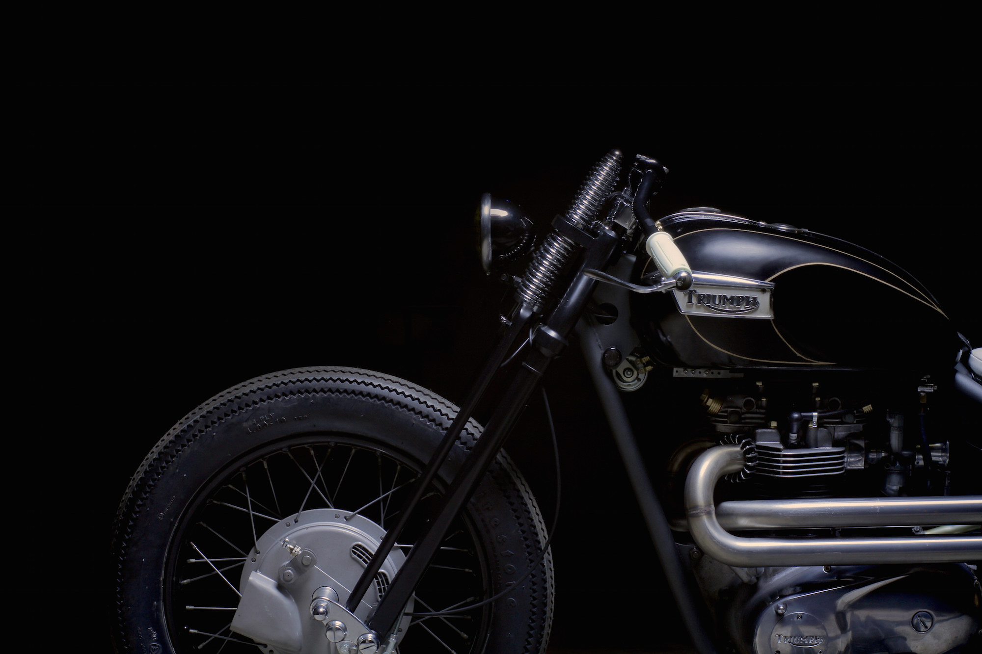 La Triumph bobber, TR6 Tiger de Sartorie Meccaniche | 4h10