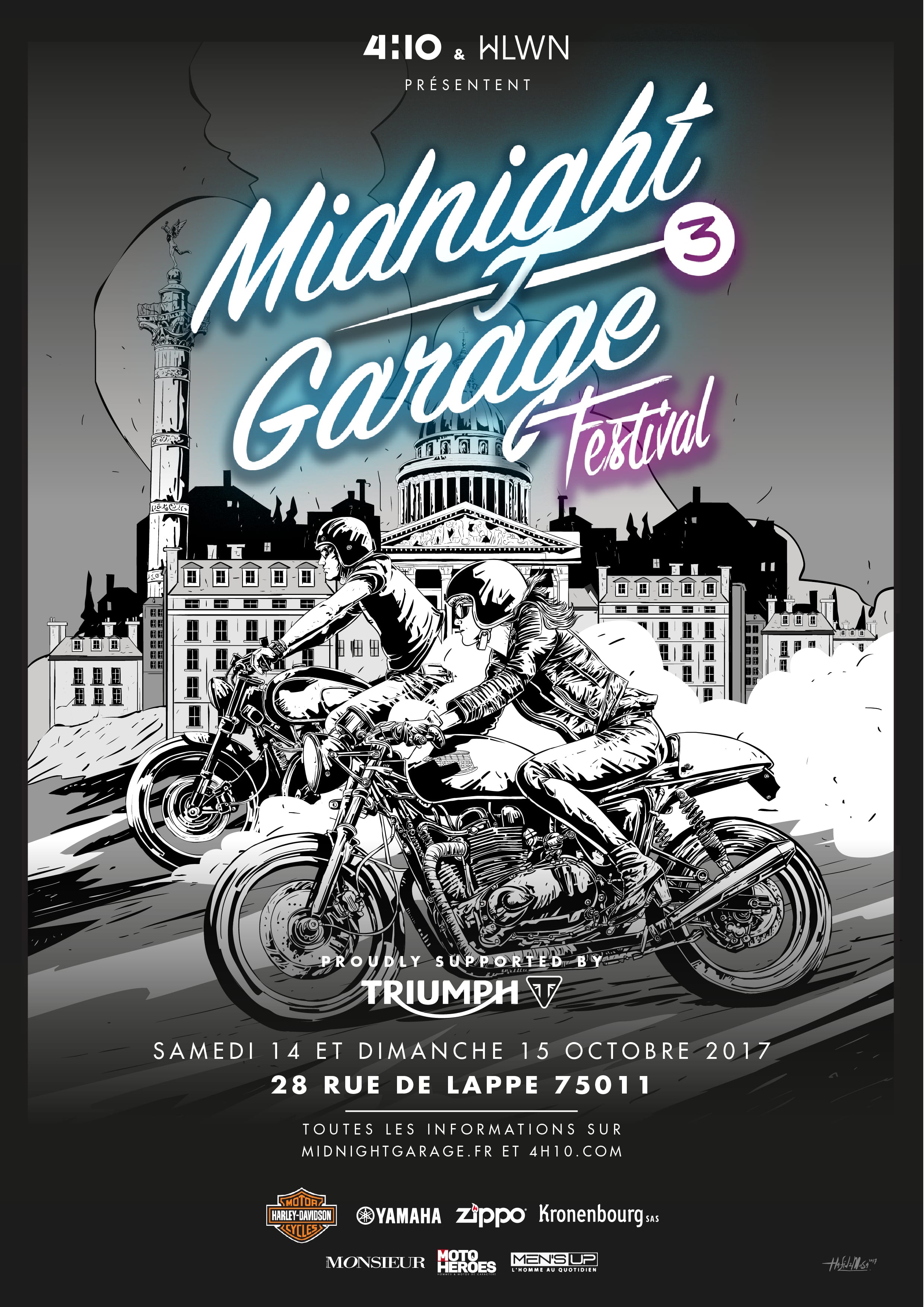 Le Midnight Garage revient - 3ème édition - 14 et 15 Octobre | 4h10