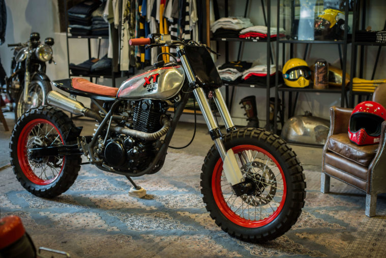 La petite 500 XT Flat track par BF Motorcycles | 4h10